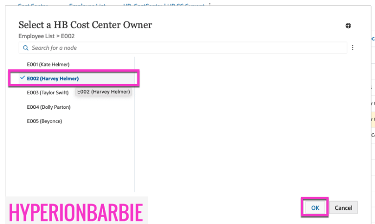 Oracle EDM: Using Reference Dimensions