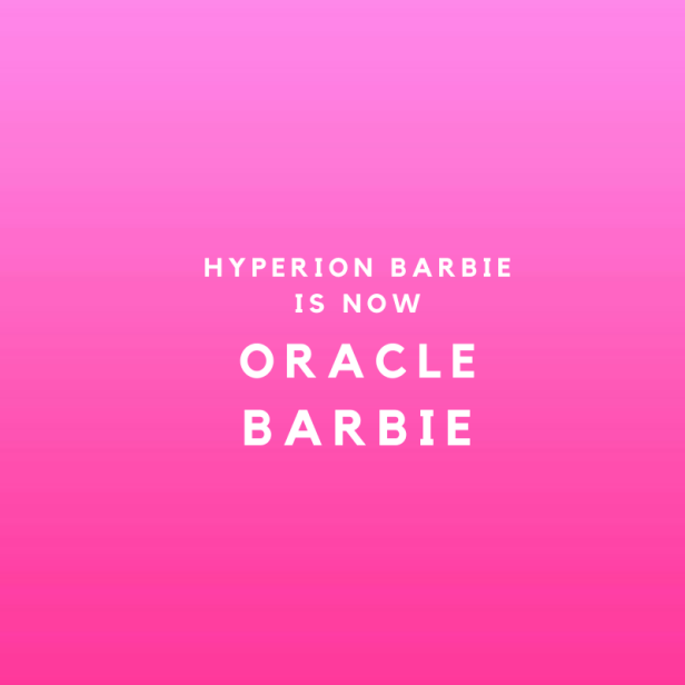 Introducing Oracle Barbie! Celebrating 10 Years!