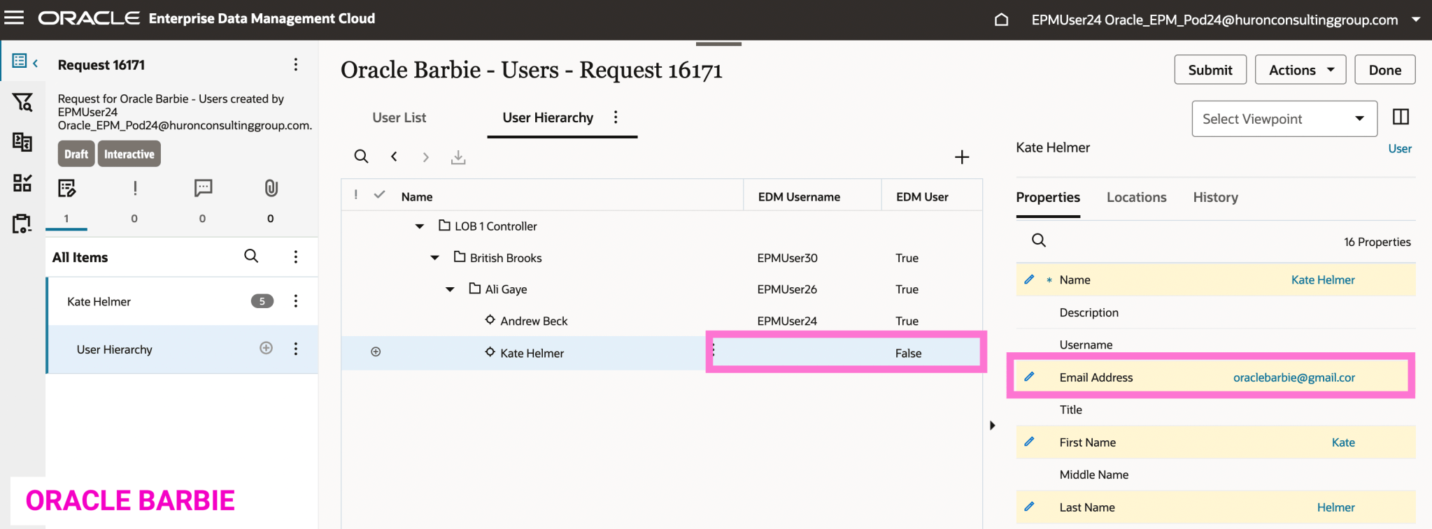 Management Approvals with the Users Application Type (24.06 EDM New ...